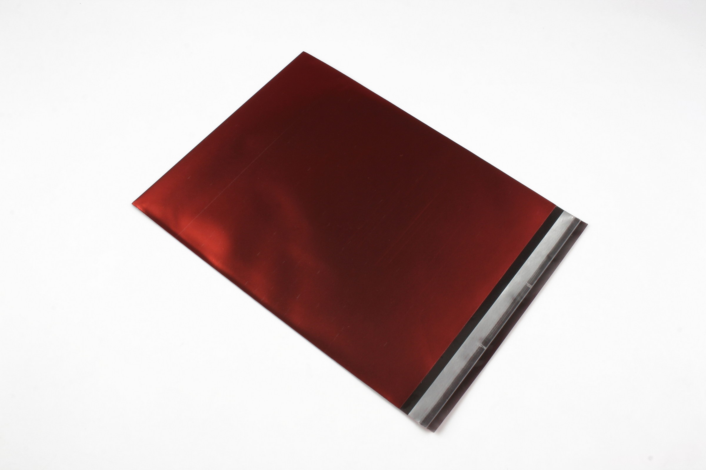 Pungute cadou autoadezive rosu metalizat 15x12cm (aprox. 50 buc. +/- 2 ...