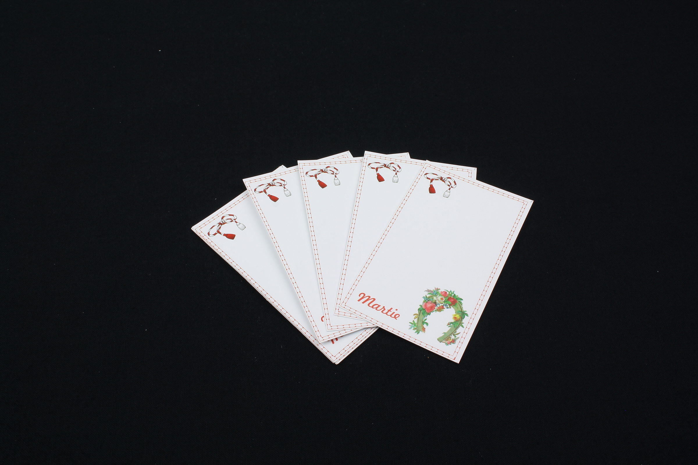 Cartonase martisor 5,5x9cm (50 buc.)