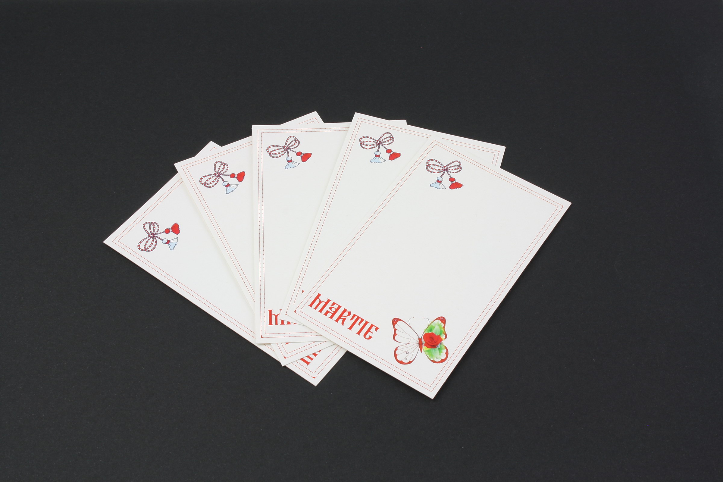 Cartonase martisor 5,5x9cm (50 buc.)