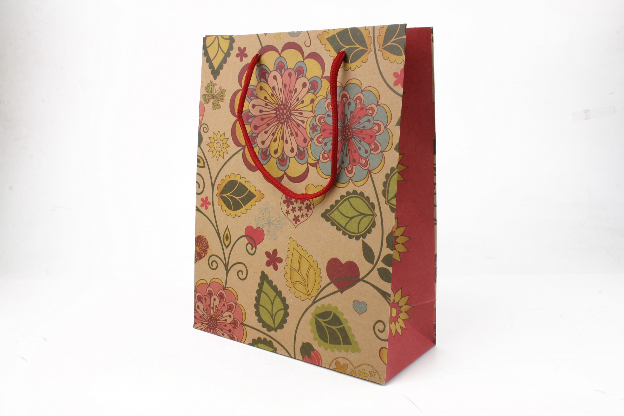 Punga cadou hartie craft 24,5x19x8cm