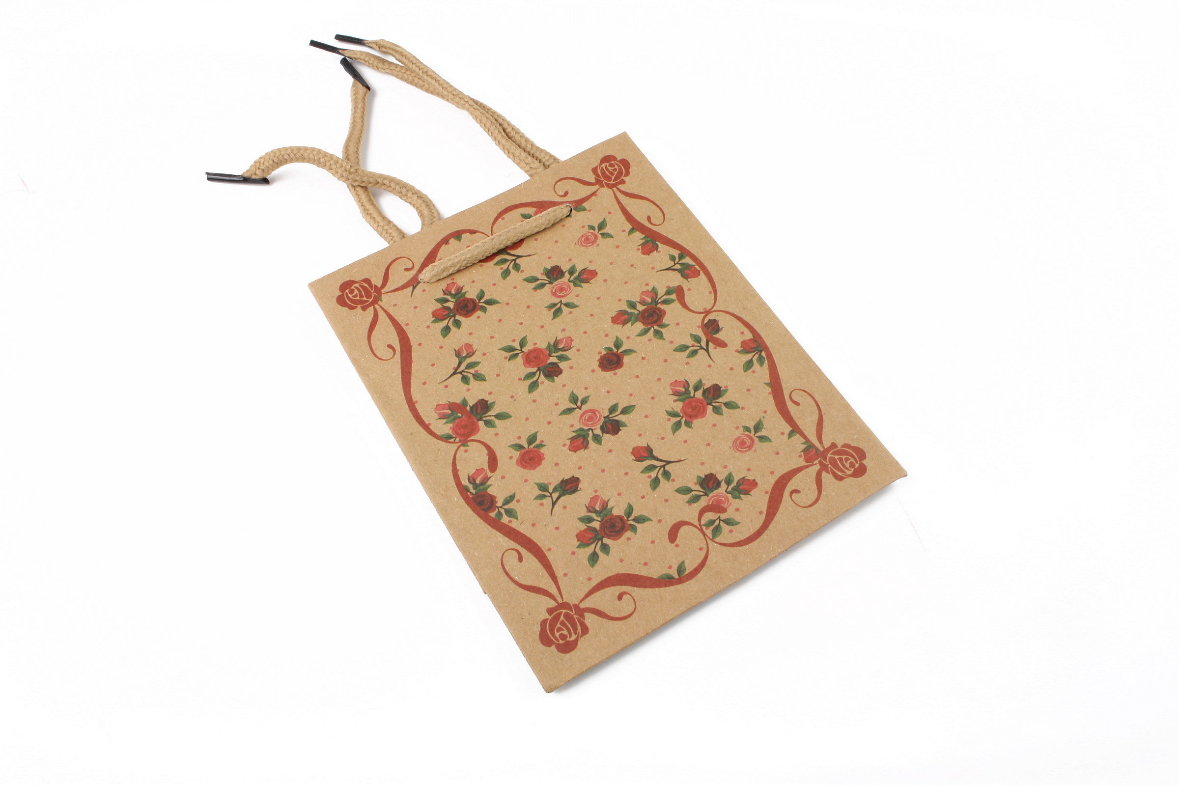 Punga cadou hartie craft 14×11,5x6cm