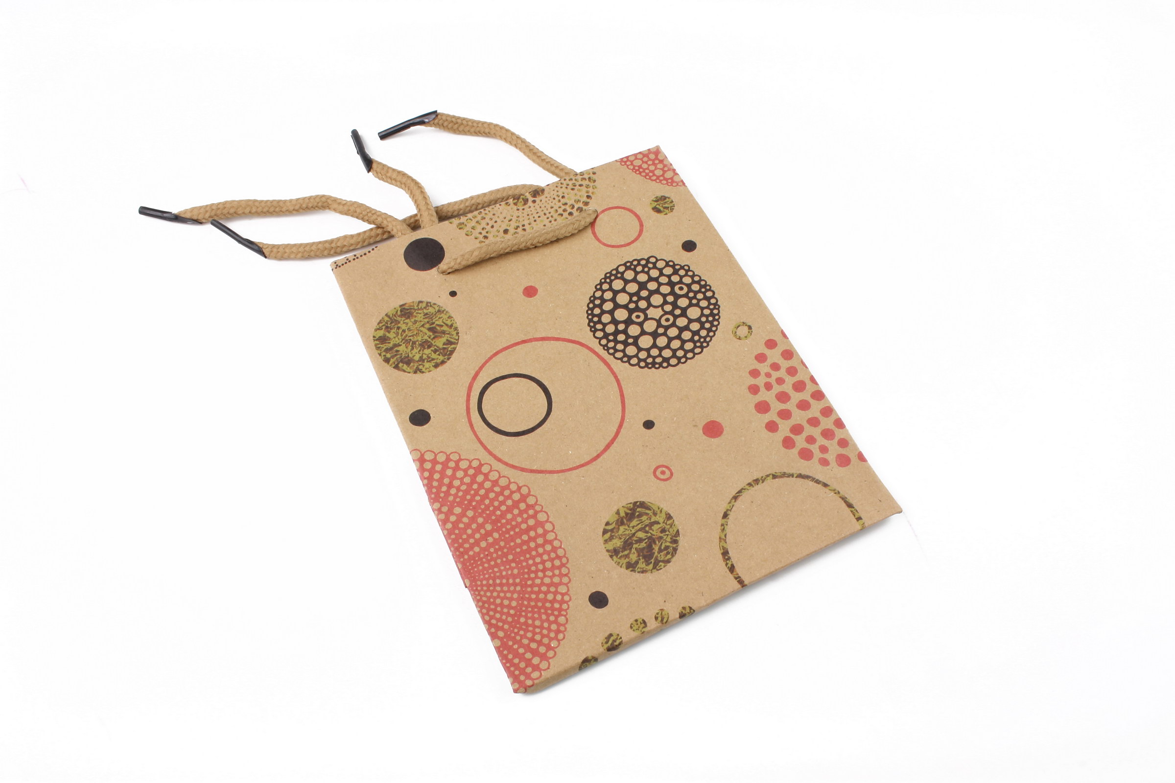 Punga cadou hartie craft 14×11,5x6cm